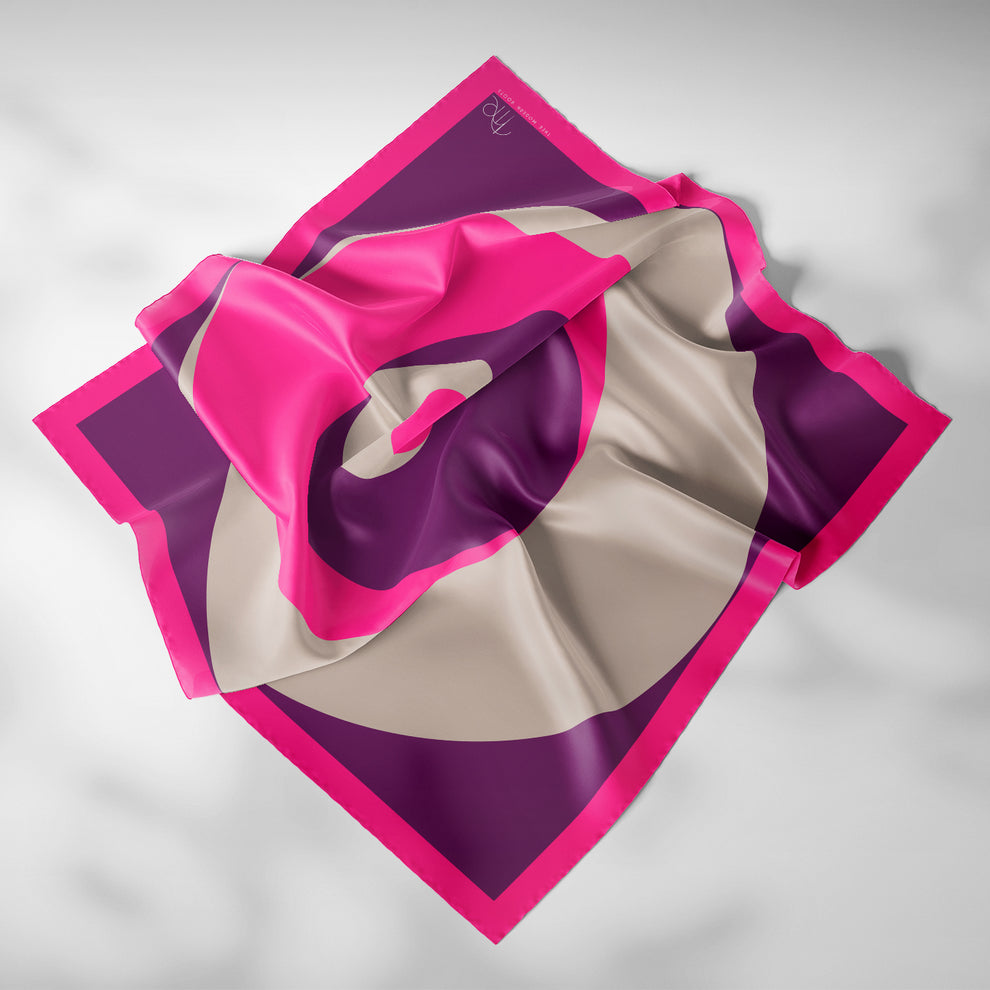 Cosmic Rings Silk Scarf | Thee Modern Roots